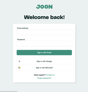 Login to your account